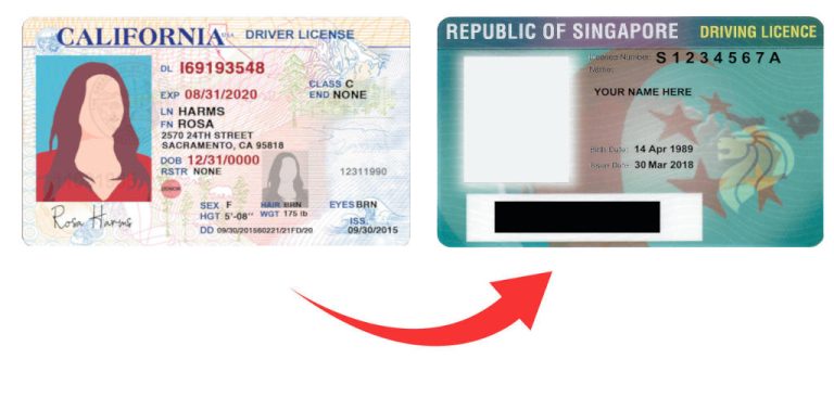 How to convert foreign driving licence in Singapore? - Ask.com.sg